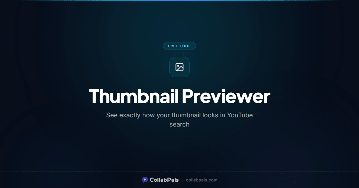 YouTube Thumbnail Previewer: A/B Compare, Download, 6 Layouts | CollabPals