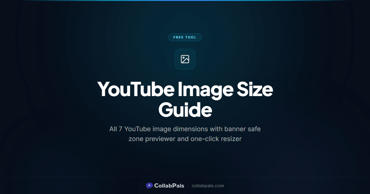 YouTube Image Size Guide (2026) | CollabPals